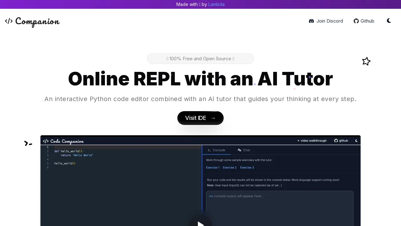 Companion | Personal AI Tutor - BestofAI